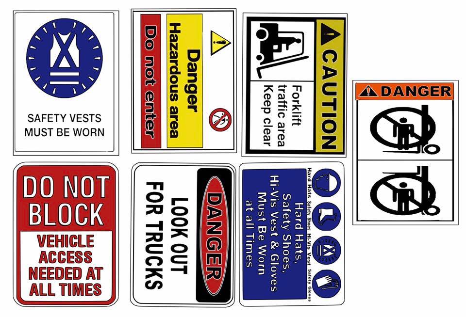 safety vinyl stickers | Katts Creations